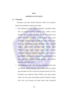 PENGARUH PROFITABILITAS, LIKUIDITAS, LEVERAGE, UMUR PERUSAHAAN DAN UKURAN PERUSAHAAN TERHADAP ...